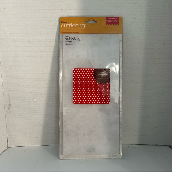 Cuttlebug | Office | Cuttlebug 55 X 2 Inches Embossing Folder Polka Dot ...